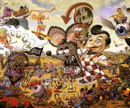Solve Ed Roth-Big Daddy-Ratfink jigsaw puzzle online with 154 pieces