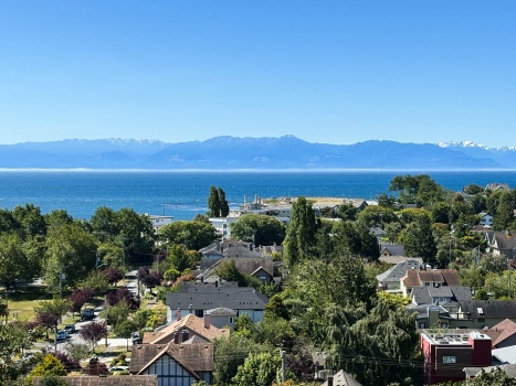 Solve The Olympic Mountains in Washington State as seen from a hill in ...