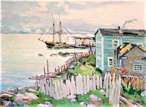 Solve St. Anthony Harbour, Newfoundland (1926) jigsaw puzzle online ...