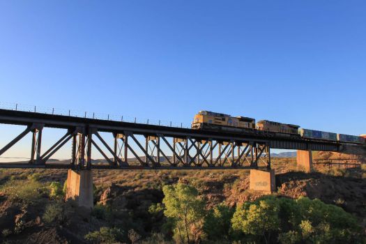 Solve UP 9055 West, Cienega Creek, AZ, 10-10-2020 jigsaw puzzle online ...