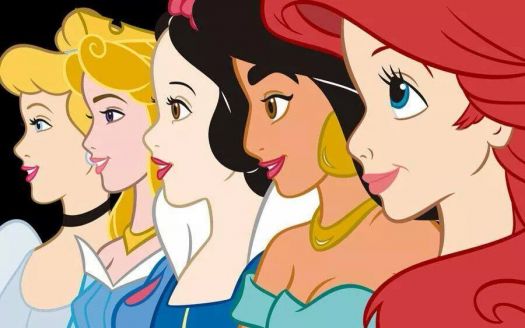 Solve Disney Princess profiles jigsaw puzzle online with 135 pieces
