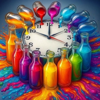 Solve Color time. jigsaw puzzle online with 306 pieces