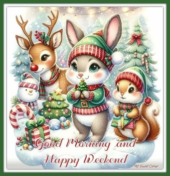 Solve Good Morning - Happy Weekend! jigsaw puzzle online with 72 pieces