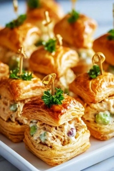 Solve Chicken Salad Puffs jigsaw puzzle online with 150 pieces