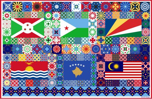 Solve 2018_39 fun with flags-1 jigsaw puzzle online with 442 pieces