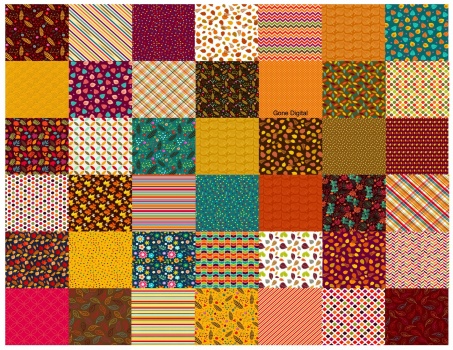 Solve Scrapbook paper GoneDigital 1 jigsaw puzzle online with 180 pieces