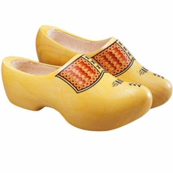 Solve Dutch wooden clogs. Most Dutch never wear clogs any more. But IF ...