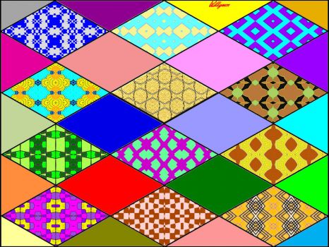 Solve patterns & colors jigsaw puzzle online with 252 pieces