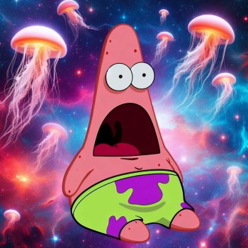 Solve Shocked Patrick Star - AI Generated jigsaw puzzle online with 121 ...