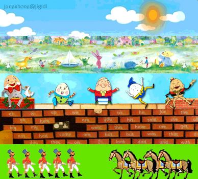 Solve Humpty Dumpty jigsaw puzzle online with 90 pieces