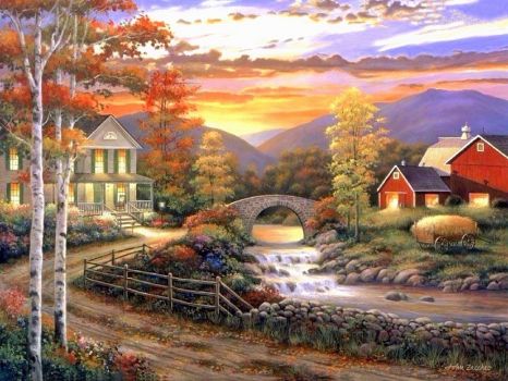 Solve Perfect Fall Scenery jigsaw puzzle online with 192 pieces