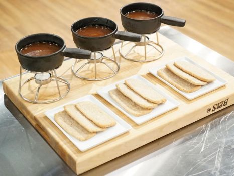 Solve Honey Butterscotch Fondue with Salted Pecan Cookies jigsaw puzzle ...