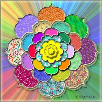 Solve Intriguing 3D Flower To Brighten Your Day jigsaw puzzle online ...