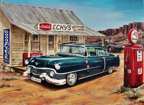 Solve Gas Station jigsaw puzzle online with 300 pieces