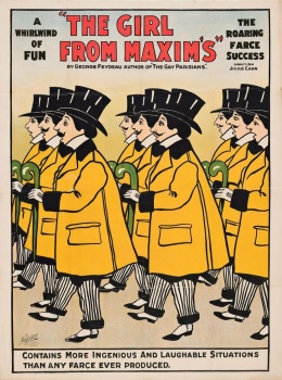 Solve The Girl From Maxim's Poster jigsaw puzzle online with 88 pieces