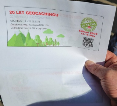 Solve Eintrittskarte zum Geocaching-Giga-Event "20 Years of Geocaching ...
