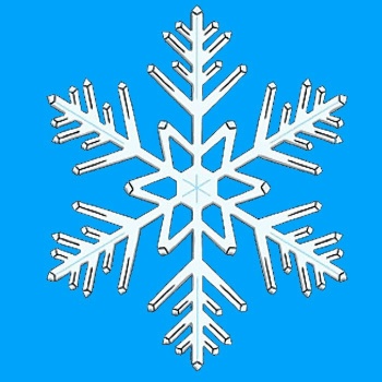 Solve Dazzling Snowflake / Diamond dust jigsaw puzzle online with 25 pieces