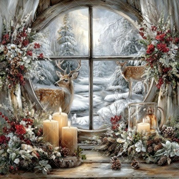 Solve Seasonal - Winter / Christmas - Window 1 (Resize: 9 - 440 Pieces ...