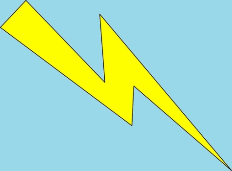 Solve CA 1118 - lightning bolt (*Pick the puzzle size you want)! jigsaw ...