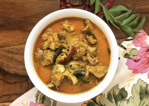 Solve Kulkul Mas Maluwa : Sri Lankan Chicken Curry jigsaw puzzle online ...