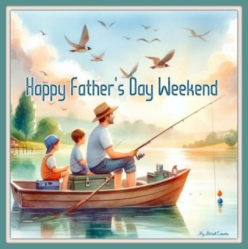 Solve Happy Father's Day Weekend! jigsaw puzzle online with 64 pieces