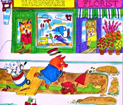 Solve Oops! Goes the Postman jigsaw puzzle online with 340 pieces