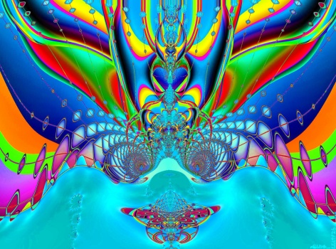 Solve 06032026 Sterling fractal Hovering small jigsaw puzzle online ...