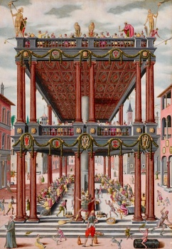 Solve Samson destroying the Philistine temple, Simon de Myle (fl. 1567 ...