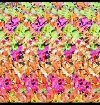 Solve Magic eye 4 jigsaw puzzle online with 110 pieces