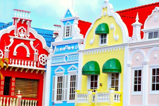 Solve Dutch Colonial style in Oranjestad Aruba jigsaw puzzle online ...