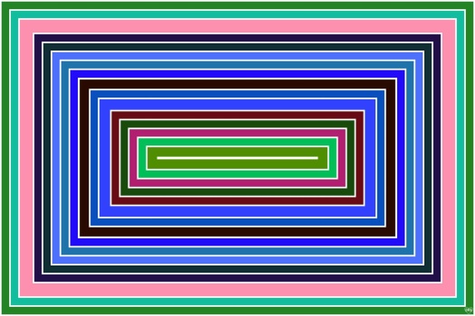 Solve Concentric Rectangles!! ~ M jigsaw puzzle online with 96 pieces