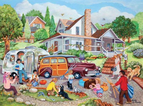 Solve camping jigsaw puzzle online with 130 pieces