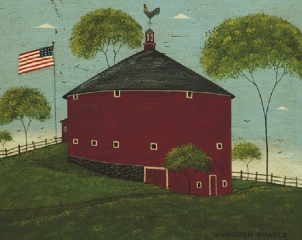 Solve Round Barn jigsaw puzzle online with 99 pieces