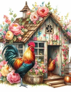 Solve PUZZLE - Fancy Chicken Coop jigsaw puzzle online with 80 pieces