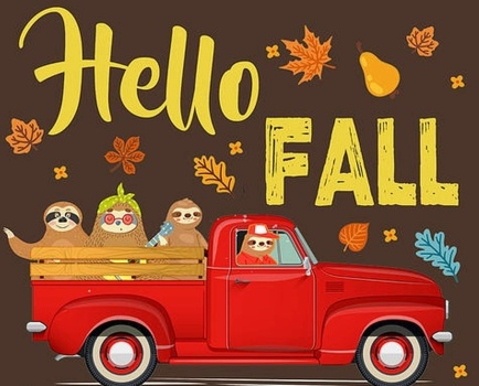 Solve hello fall jigsaw puzzle online with 99 pieces