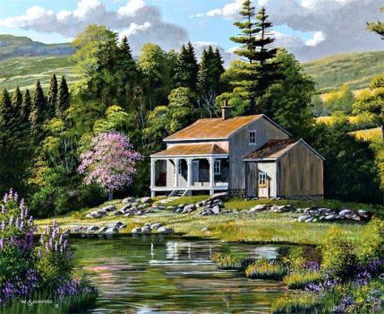 Solve Beautiful scenery jigsaw puzzle online with 63 pieces