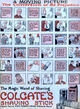 Solve Colgate Shaving Stick 1914 jigsaw puzzle online with 588 pieces