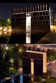 Solve Oklahoma City Bombing Memorial: The Gates of Time jigsaw puzzle ...