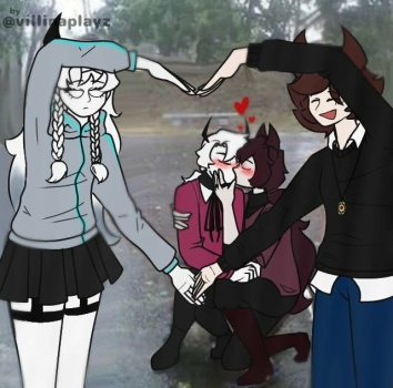 Solve FNF - wth is Selever x Julius ??? jigsaw puzzle online with 9 pieces