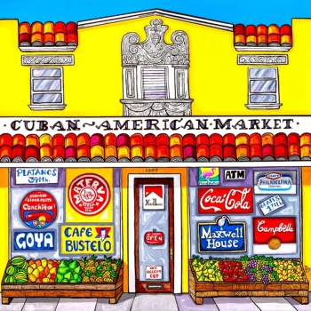 Solve Cuban-American Market jigsaw puzzle online with 342 pieces