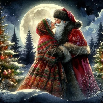 Solve Christmas Night-Santa, well done! jigsaw puzzle online with 64 pieces
