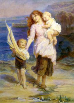 Solve Frederick Morgan (1847-1927) - A Day at the Seaside jigsaw puzzle ...