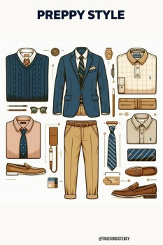 Solve Preppy Style for Men jigsaw puzzle online with 117 pieces
