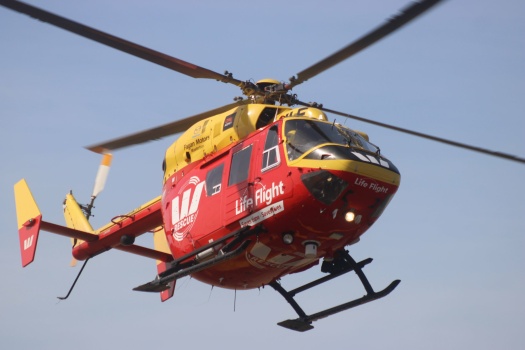Solve Life Flight Trust Kawasaki B117 - Wellington Airport, New Zealand ...