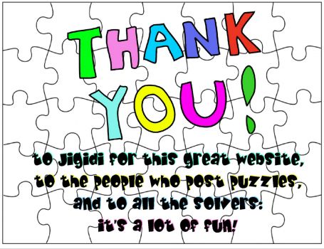 Solve Thank You puzzle May 2019 jigsaw puzzle online with 520 pieces
