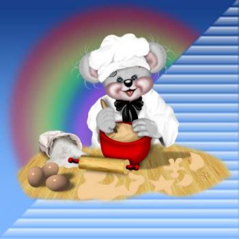 Solve Creddy Bears Jobs 01 jigsaw puzzle online with 25 pieces