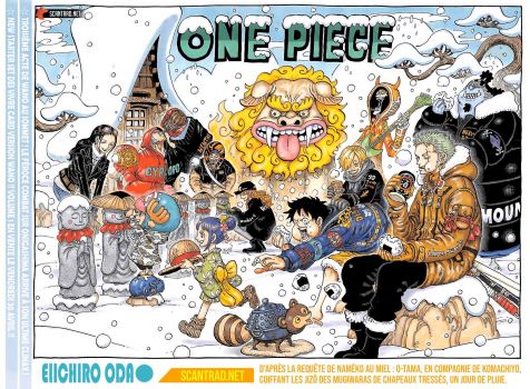 Solve One Piece - Snow jigsaw puzzle online with 588 pieces