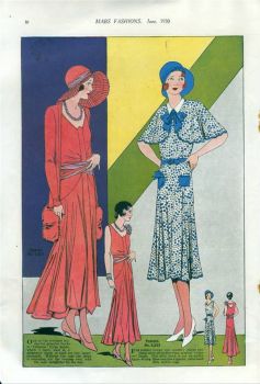 Solve Mabs Fashion Magazine June 1930 with Pattern jigsaw puzzle online ...
