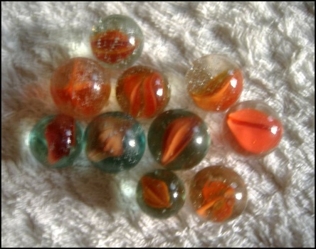 Solve Marbles - My Collection - Cats Eye Red, Orange jigsaw puzzle ...