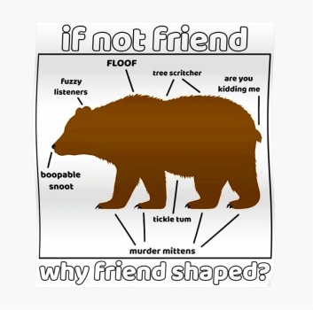 Solve If not friend, why friend shaped? Bear Petting Guide jigsaw ...